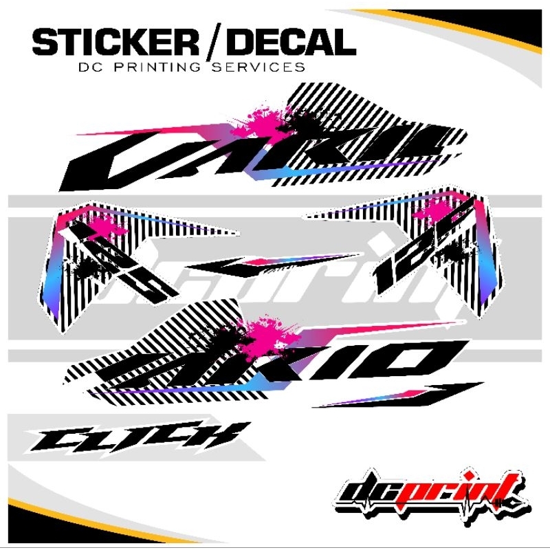 Honda Click Version 3 Decal Vario Transparent Sticker | Shopee Philippines