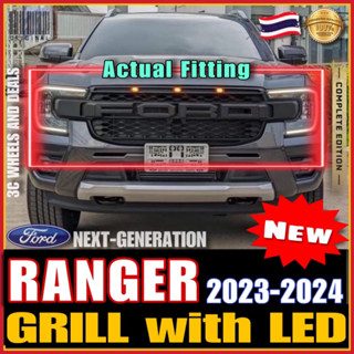 ALL NEW FORD RANGER 2023-2024 RAPTOR TYPE GRILLE with LED (FORD RANGER ...