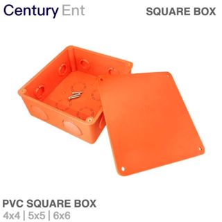 PVC Square Utility Box | 4x4 5x5 6x6 | Electrical Box Comes with Cover ...