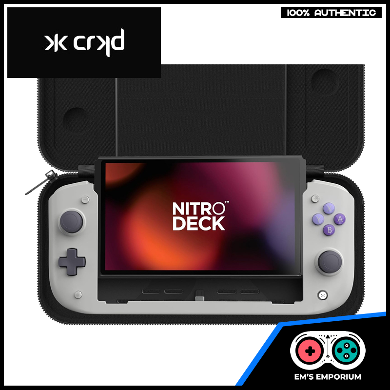 CRKD Nitro Deck - Professional Handheld Deck with Zero Stick Drift for Nintendo Switch / OLED ...
