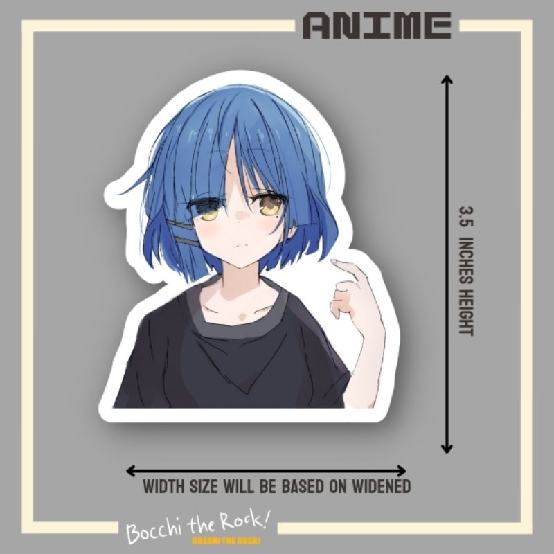 ANIME BOCCHI THE ROCK RYO YAMADA WATERPROOF VYNIL STICKERS | Shopee ...