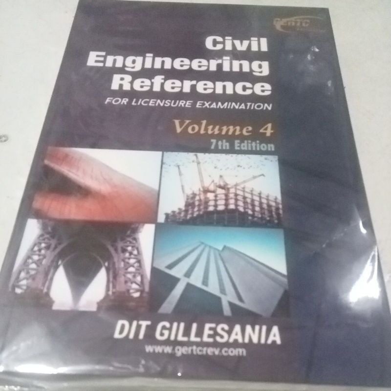 civil engineering reference vol.4 7.ed (gillesania) | Shopee Philippines