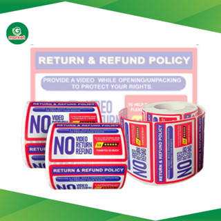 500pcs High Quality Sticker NO Video, NO Refund, NO Return STICKER ...