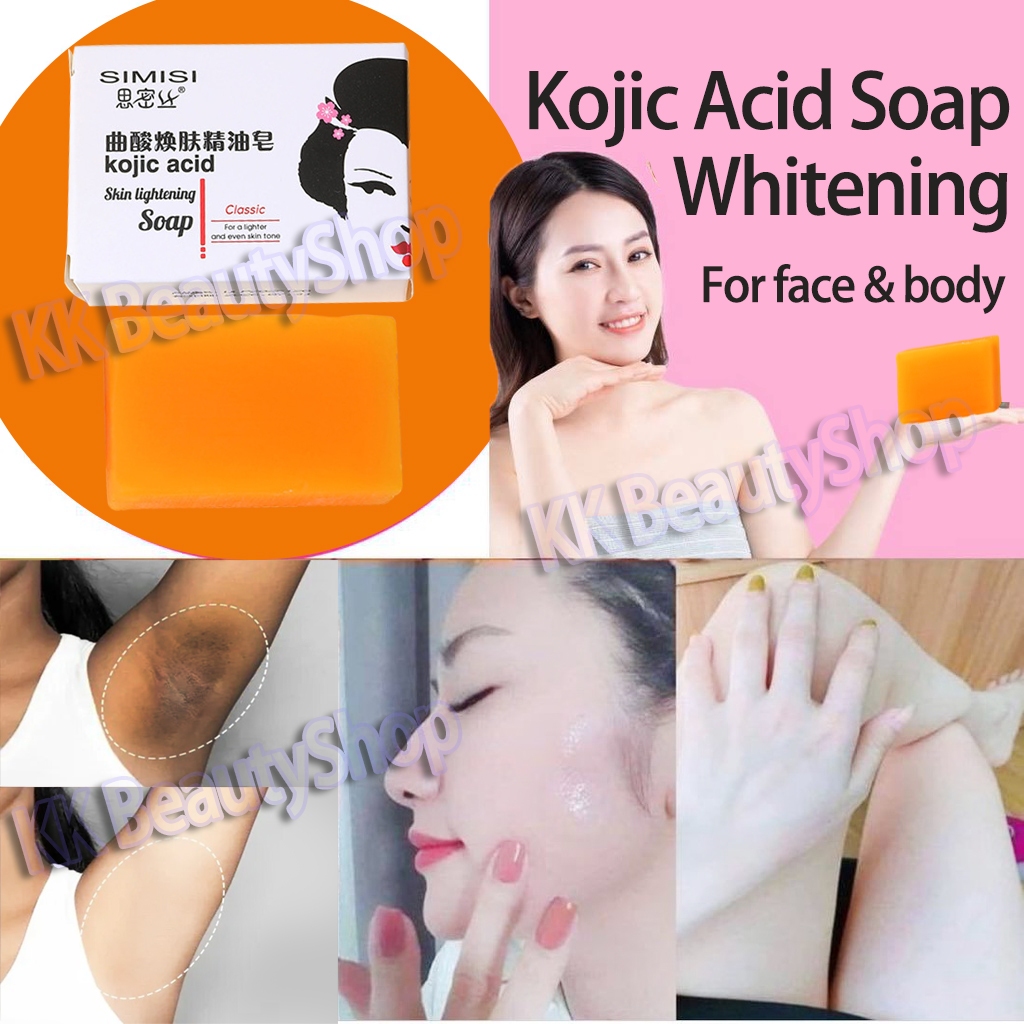Kojic Acid Soap 80G Kojic Soap Original Whitening Cojic Glutathione ...