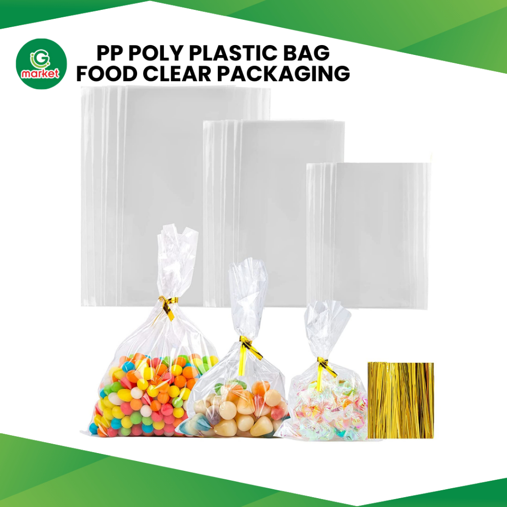 PP Poly Plastic Bag Food Clear Packaging | Shopee Philippines