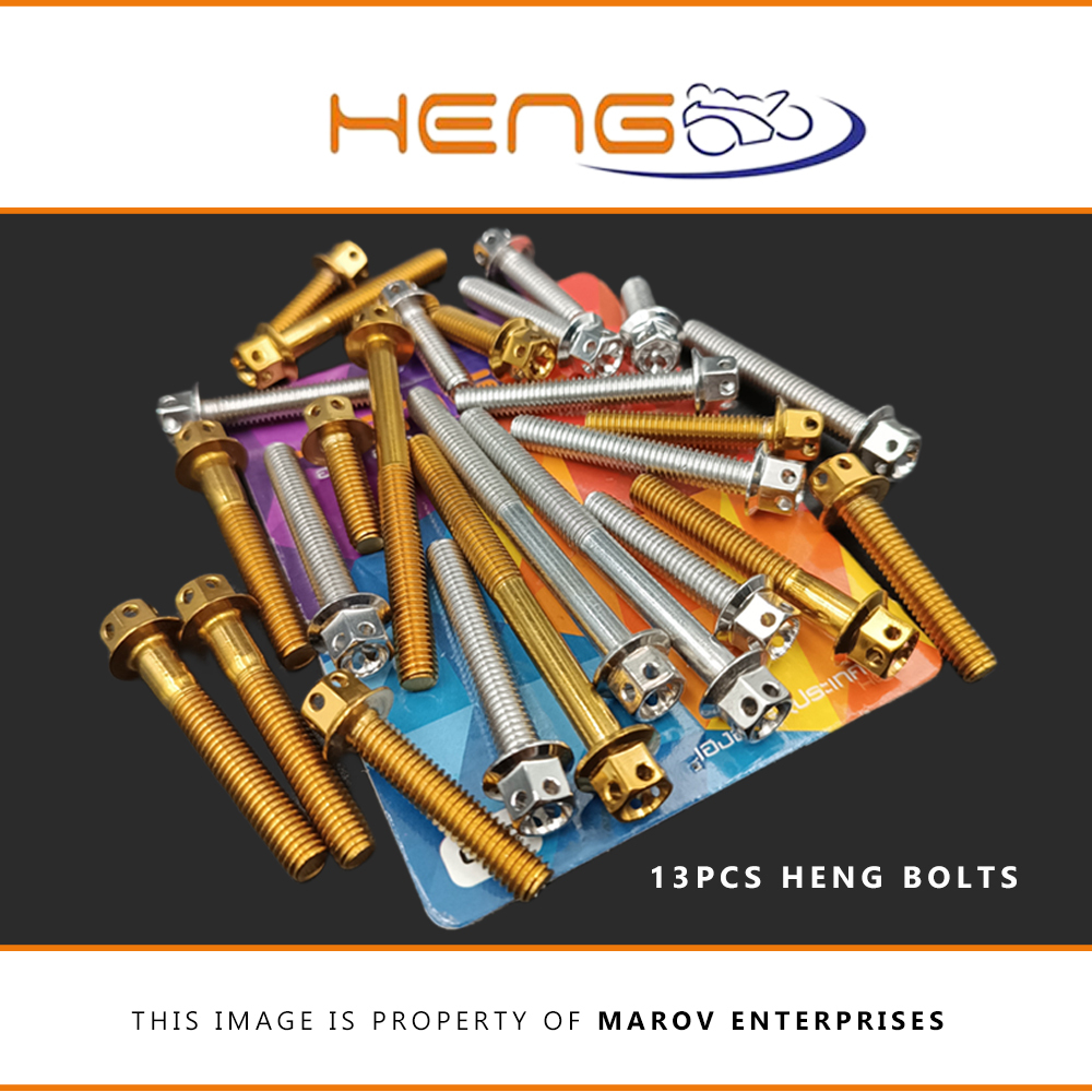 Honda Click 125 150 13pcs Crankcase Bolts from HENG Screw Thailand ...