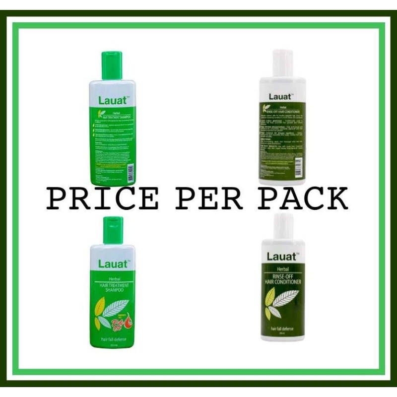 Lauat Herbal Hair Treatment Shampoo or Conditioner 60ml or 250ml ...