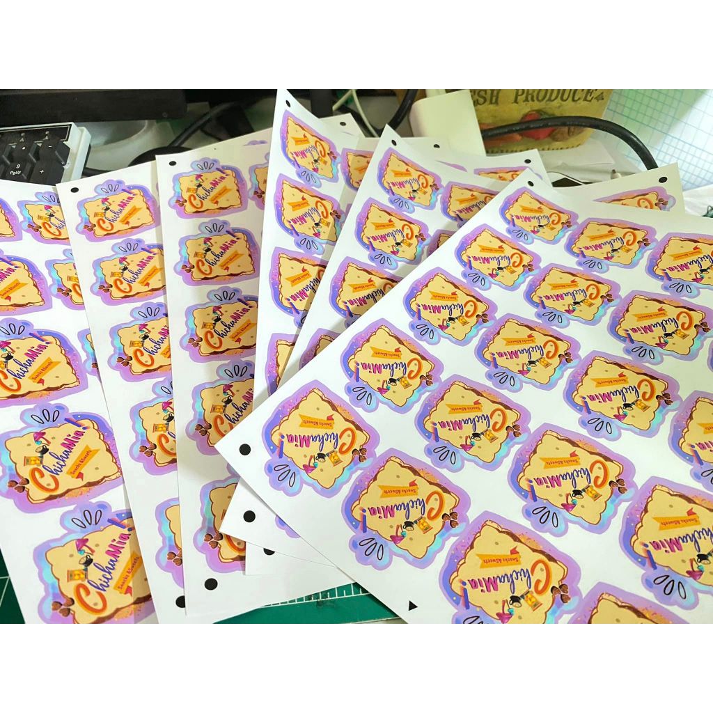 PERSONALIZED STICKER LABELS FOR BUSINESS AND OTHER THINGS | Shopee ...