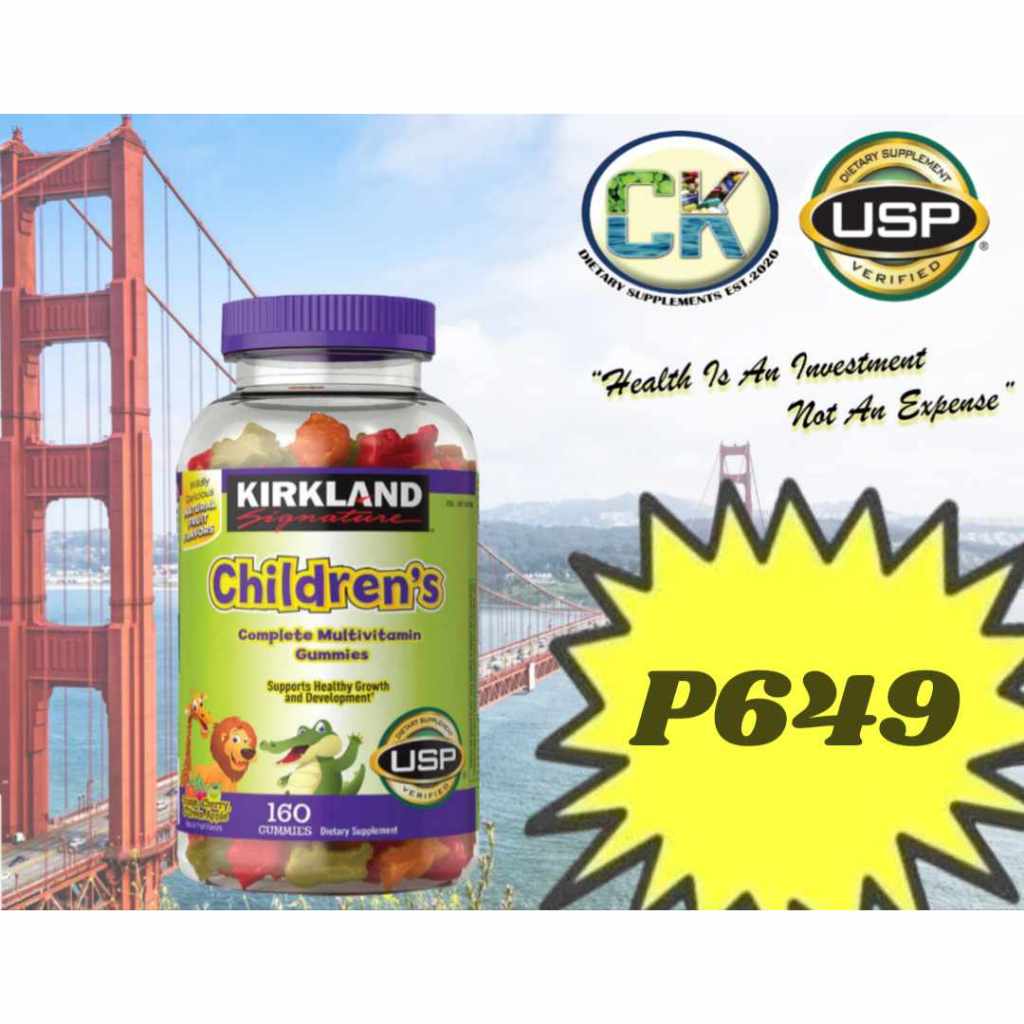 Kirkland Vitamins for Kids - 160 Gummies - Expiration 08/2025 | Shopee ...