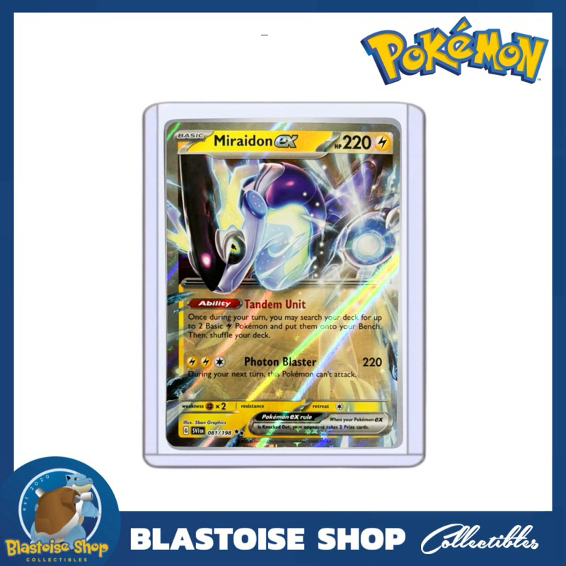 [EN] Pokemon Card Game: Miraidon ex 081/198 Scarlet & Violet ex ...