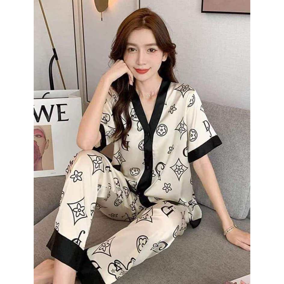 SILK KIMONO PAJAMA SET | Shopee Philippines
