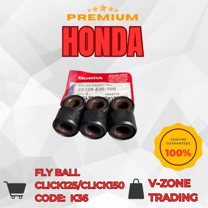 Genuine Honda Click 125 Click 150 Airblade Flyball K35 K36 Shopee