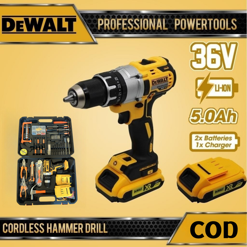 Cordless Drill portable Electric impact with hammer Drill Barena ...