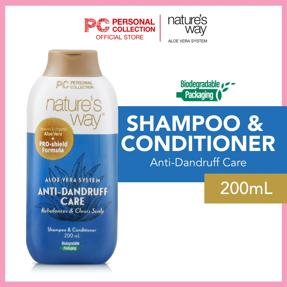 Nature's Way Anti-Dandruff Shampoo and Conditioner 180ml Personal ...