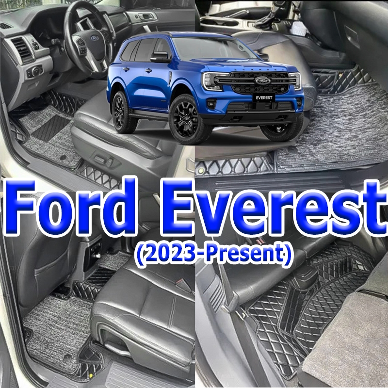 2023-2024 Ford Everest Floor Matting 2Layers For Everest Trend ...
