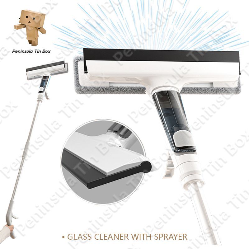 2-in-1 Window Cleaner Kit Glass Cleaner for Window with Sprayer Window ...