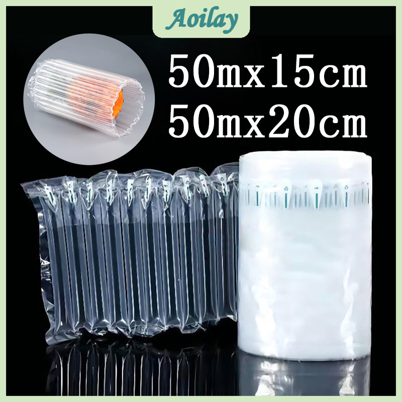50M 15cm/20cm Air Column Cushion Shockproof Air Column Bubble Wrap ...