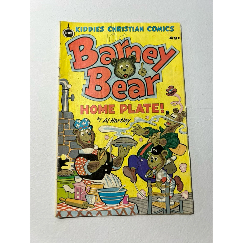 Kiddies Christian Comics 1979 Barney Bear Home Plate! | Shopee Philippines