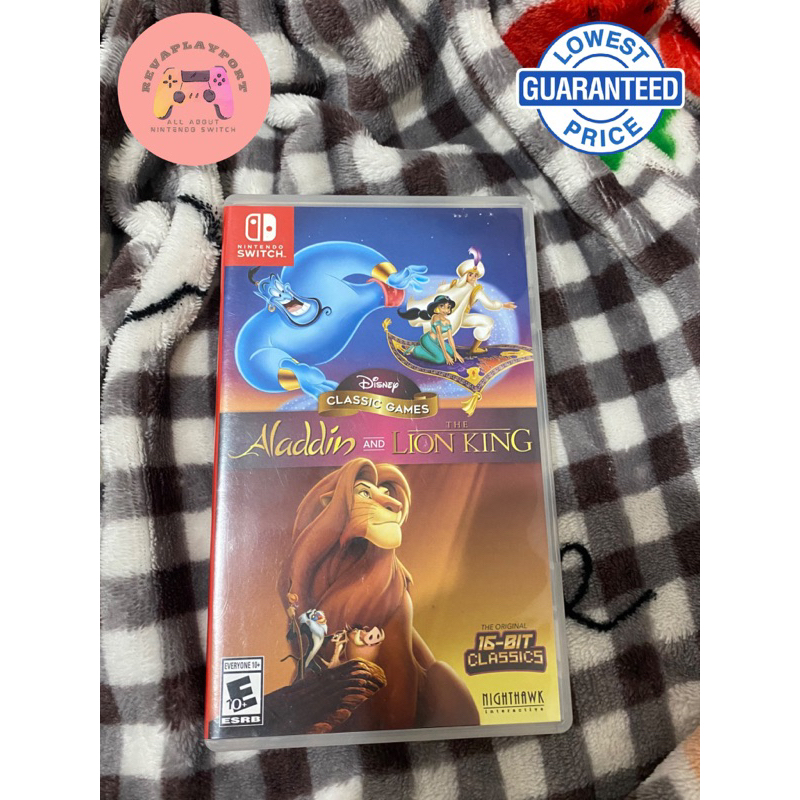 Nintendo Switch Aladdin and The Lion King | Shopee Philippines