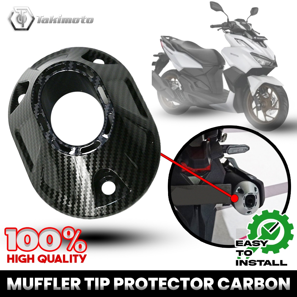 Takimoto MUFFLER TIP COVER FOR PCX 160 AND VARIO 160 | Shopee Philippines