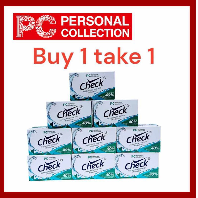 Personal Collection Check Anti-bacterial Soap 130g | Shopee Philippines