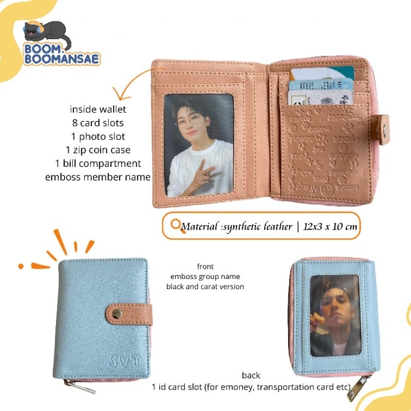 [PRE-ORDER] SEVENTEEN, NCT, EXO & TREASURE WALLET BATCH 1 | Shopee ...