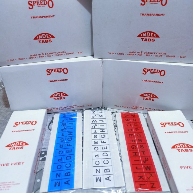 SPEEDO Index Tabs | Folder Tabbings | Shopee Philippines