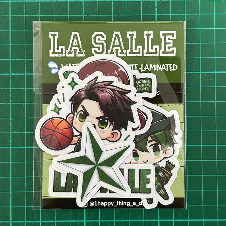 LA SALLE Waterproof Tumbler Stickers | Matte-Laminated vinyl (6 ...