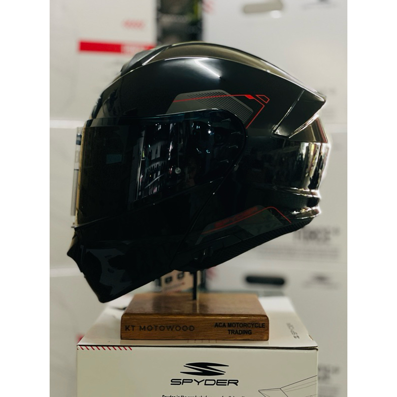 SPYDER FORCE V2 Modular Helmet with Dual Visor (Free Clear Visor ...