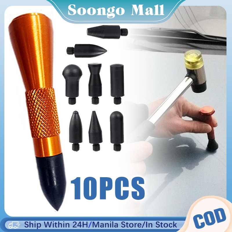10PCS Dent Removal Tool DIY Paintless Car Dent Repair Kit Metal Tap ...