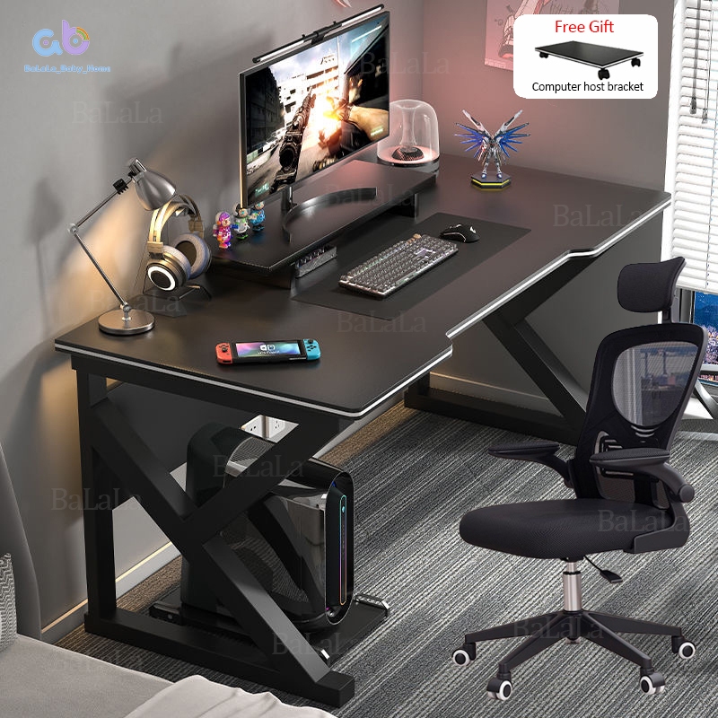 140/120/100cm Gaming Table Computer Desk Office Table Playing PC Home ...