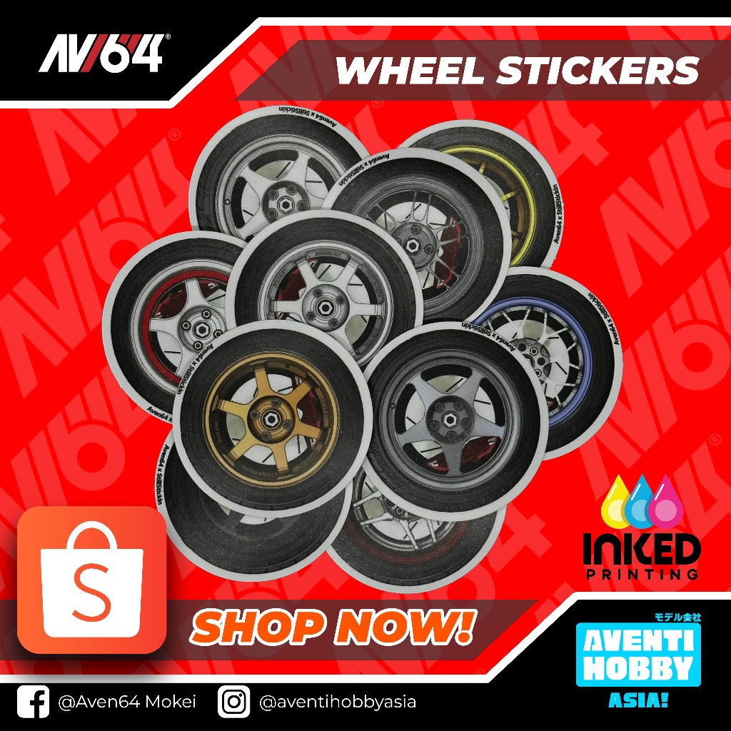 COLLECTIBLE WHEEL STICKER ( 7CM DIA ) | Shopee Philippines