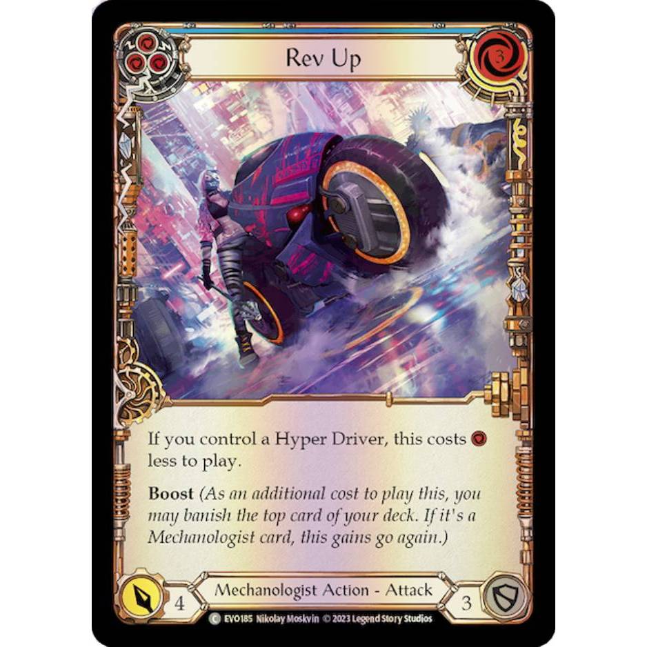 FAB Singles Rev Up - Bright Lights (EVO) Flesh and Blood TCG | Shopee ...