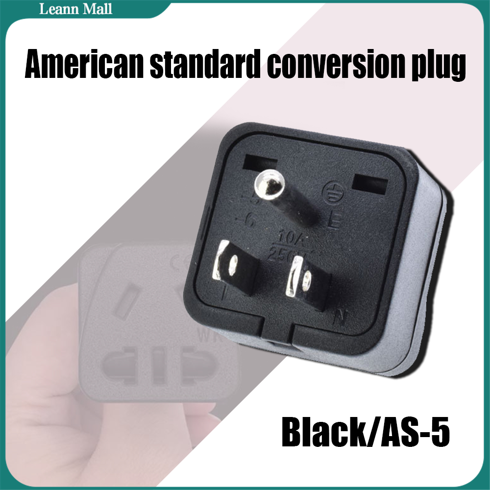 2000W 3-Pin National Standard Conversion Plug US Plug US Travel Adapter ...