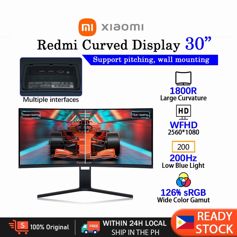 Xiaomi Monitor Redmi Curved Gaming Monitor 34"/30" 200HZ Refresh Rate ...