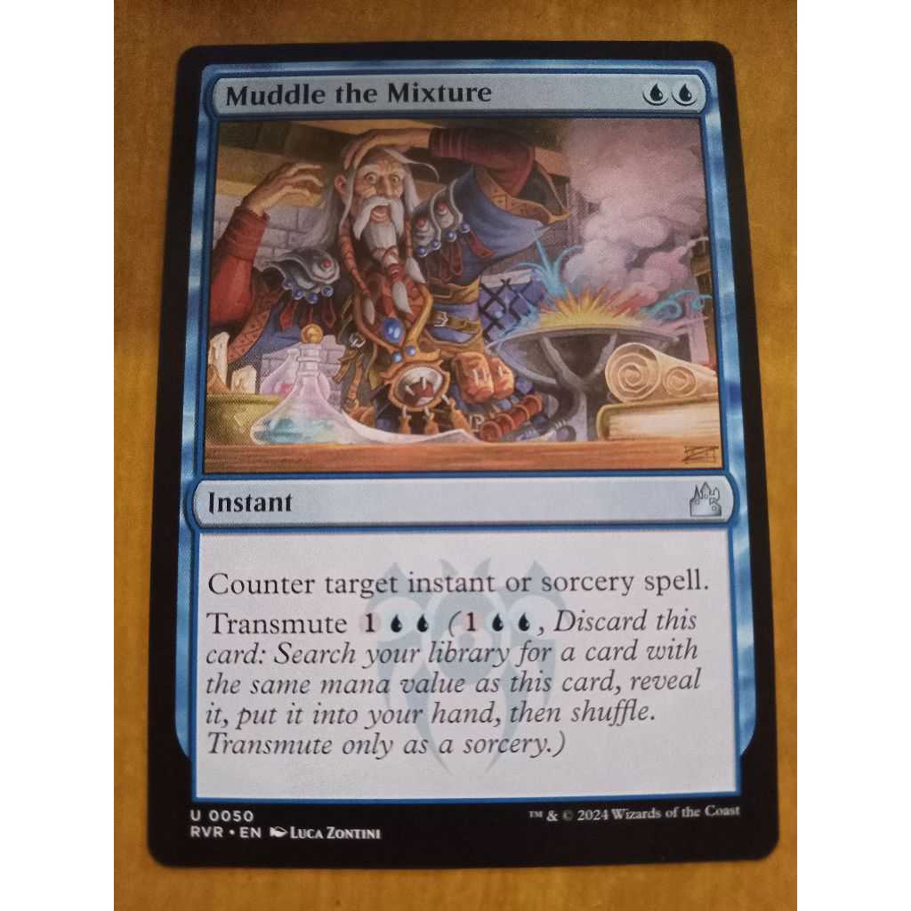 MTG Muddle the Mixture Uncommon Ravnica Remastered RVR Magic the ...