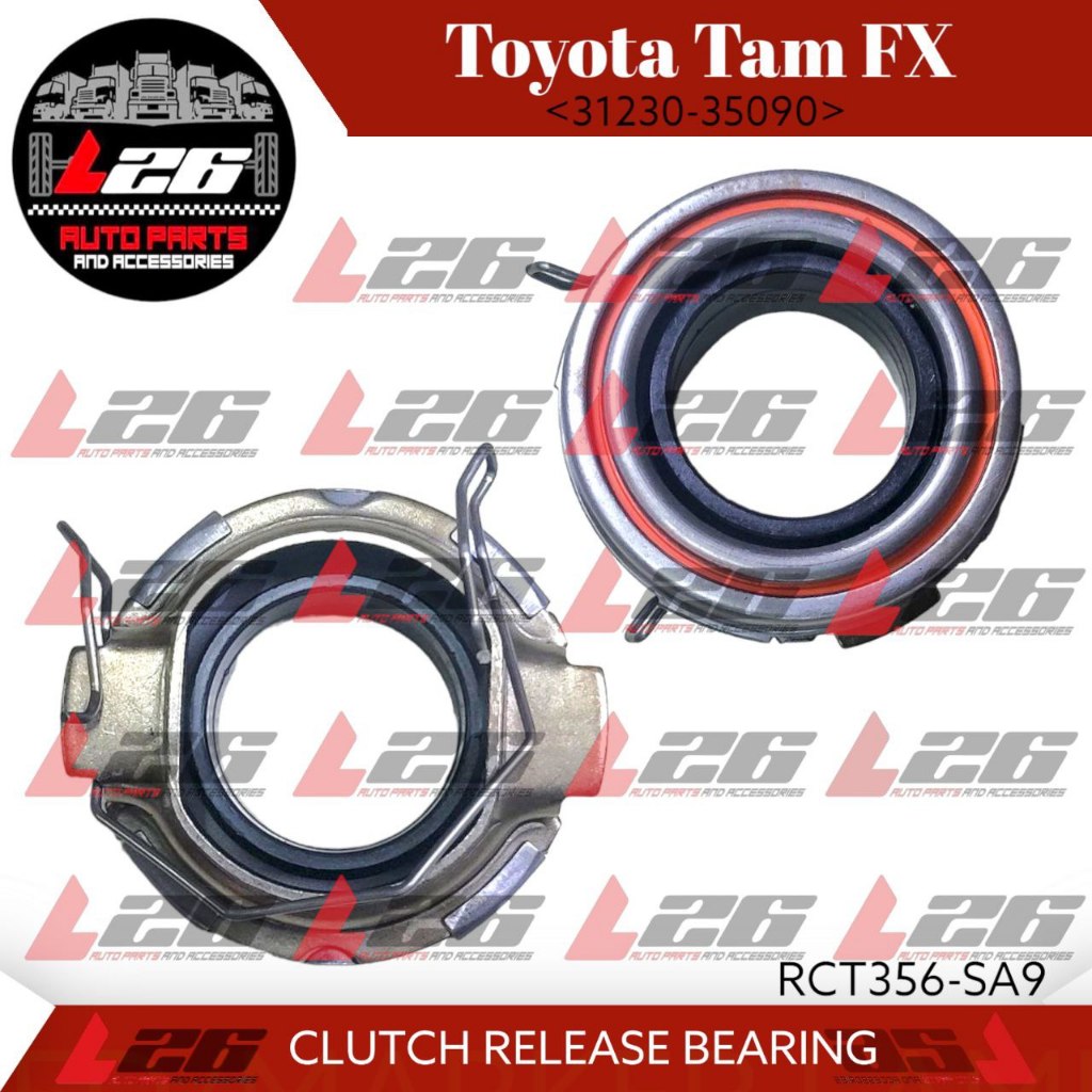 L26AUTOPARTS Toyota Tamaraw FX Clutch Release Bearing RCT356-SA9 31230 ...