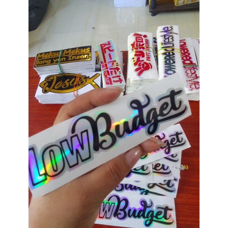 Low budget reflectorized sticker hologram gold decals | Shopee Philippines