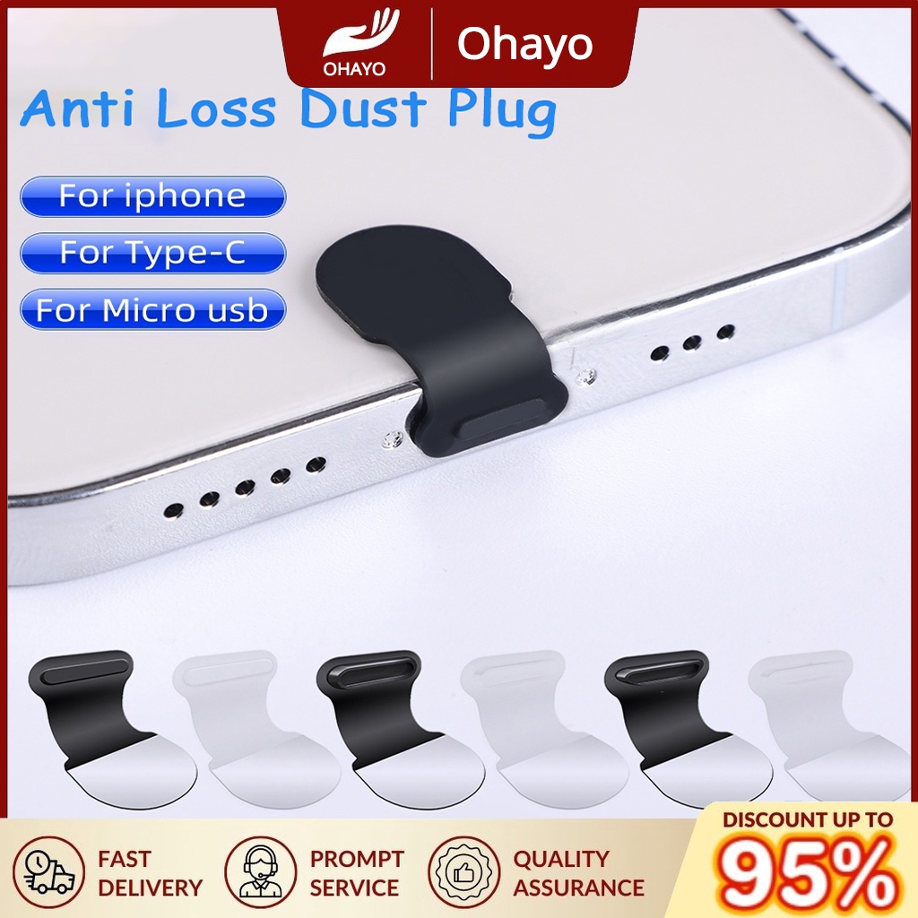 Dust-proof Silicone Phone Dust Plug Type-C Charging Port Dustproof ...