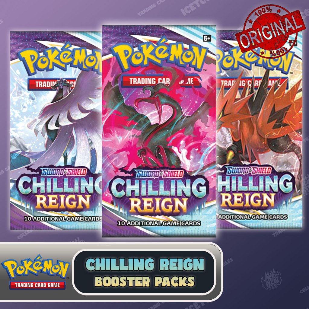 Pokemon Chilling Reign Booster Packs - Pokemon TCG | Shopee Philippines