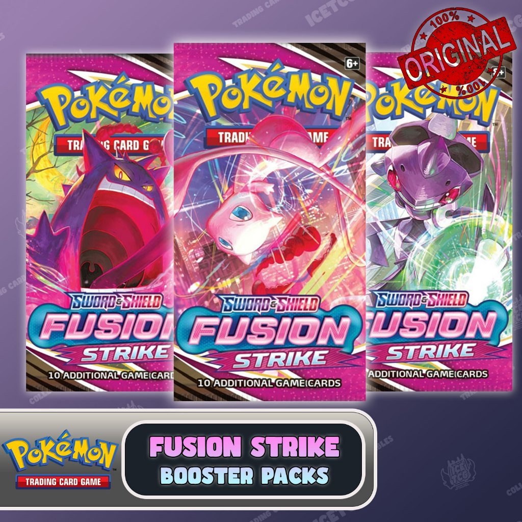 Pokemon Fusion Strike Booster Packs - Pokemon TCG | Shopee Philippines