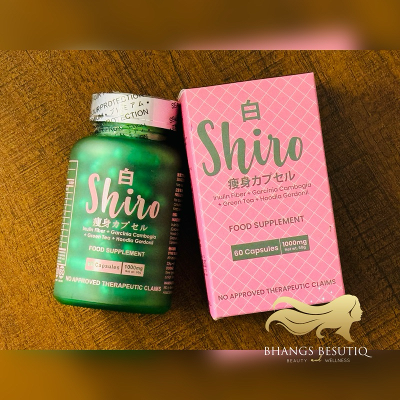 SHIRO GREEN SLIM WITH GLUTATHIONE 60 caps by bhangs beautiq | Shopee ...