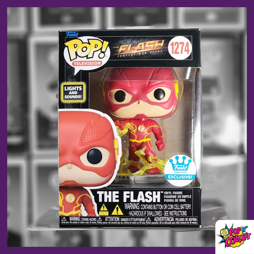 Funko Pop! DC - The Flash 1274 Lights & Sounds w/ Free Protector (Sold ...