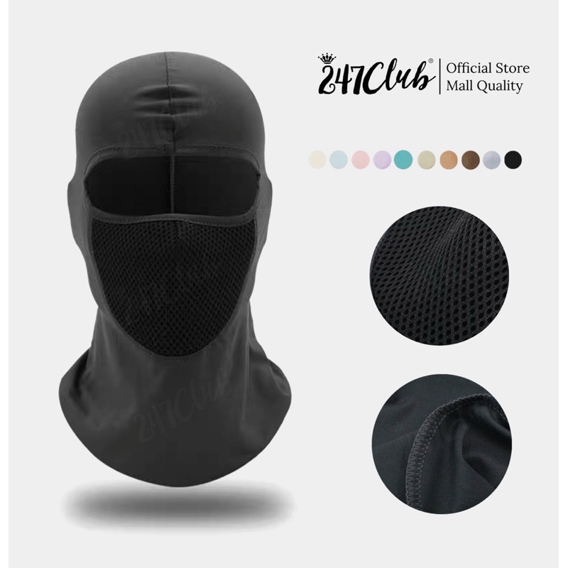 247CLUB Balaclava Full Face Mask Motorcycle Head Cover Mask Full Face ...