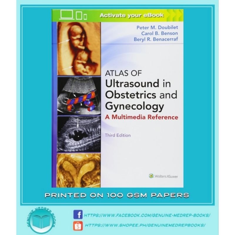 Atlas of Ultrasound in Obstetrics and Gynecology 3rd edition | Shopee Philippines
