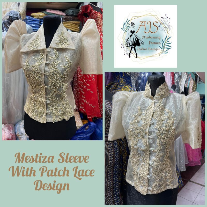Modern Filipiniana MC Top | Shopee Philippines