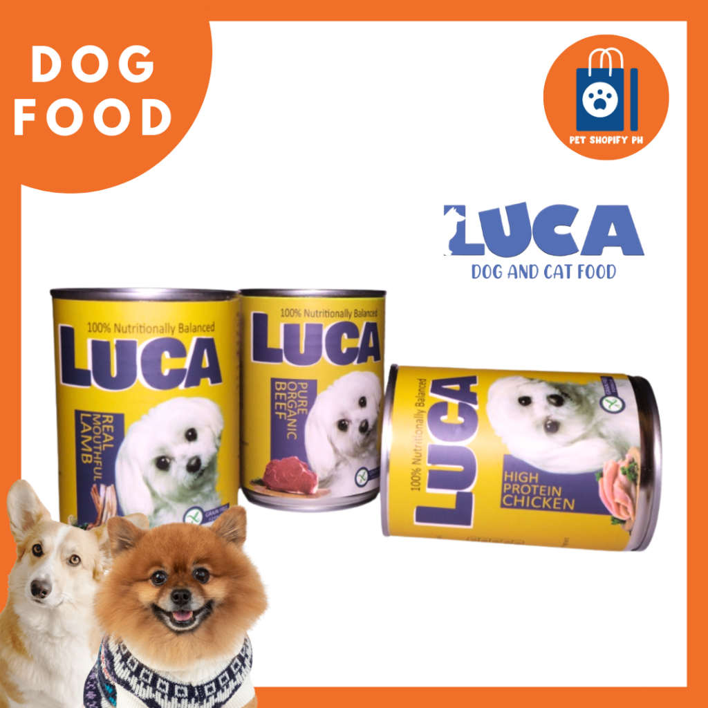 LUCA: Dog food - Canned Wet Food (AVAILABLE IN THREE FLAVORS) | Shopee ...