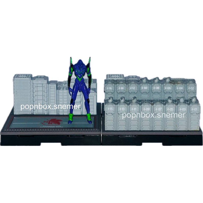 Eva Unit 01 at Elevater Gate Area Tokyo III Mini Diorama Display Figure ...