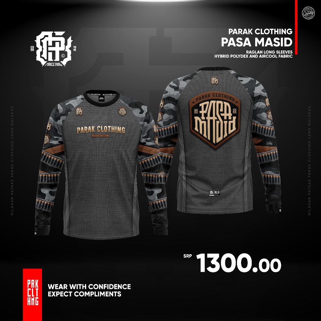 Parak Clothing Pasa Masid Raglan Edition Hybrid Polydex and Aircool ...