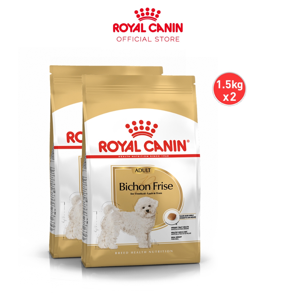 Royal Canin Bichon Frise Adult (1.5kg x 2) Dry Dog Food - Breed Health ...